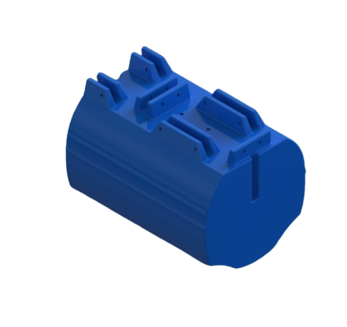 Dura Float Pontoon 36" OD Pontoon Body — Rental Pump Parts