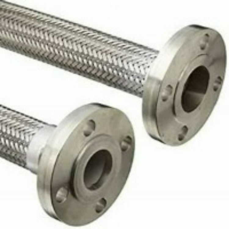 Stainless Steel Double Braided Fixed X Floating Flange 316 — Rental ...